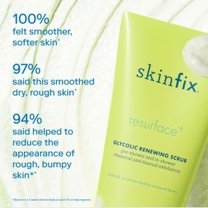 Skinfix | Skincare | New Skinfix Resurface Glycolic Renewing Scrub ...